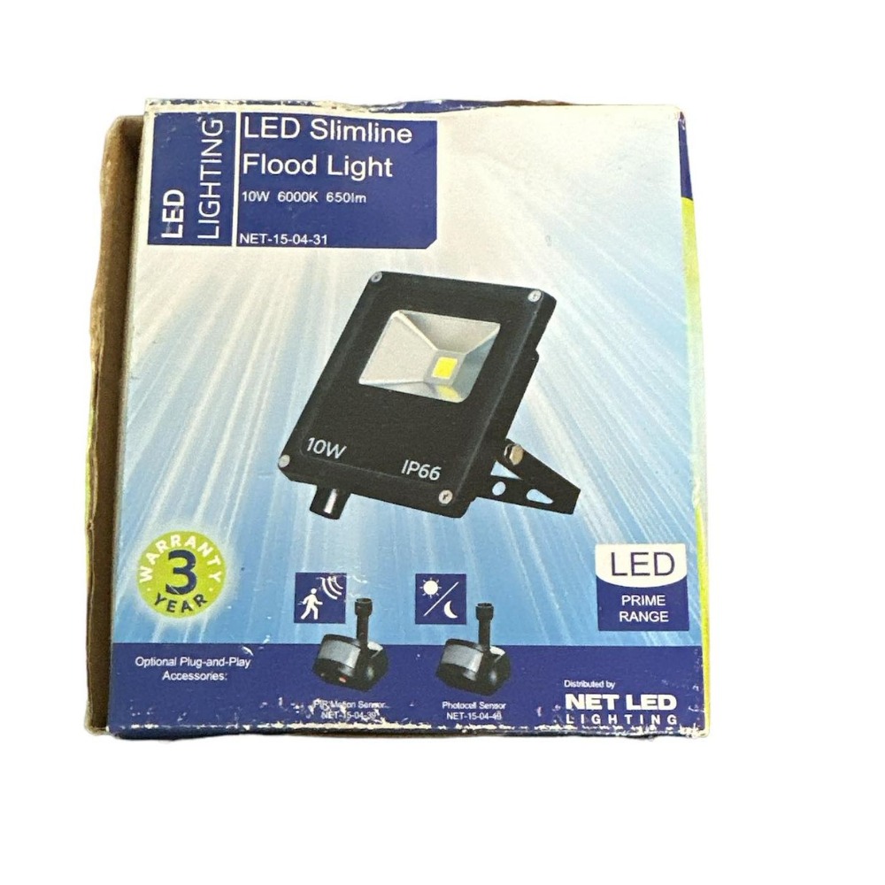 New LED Slimeline Flood Light 10W - By NET Lighting - Own4Less
